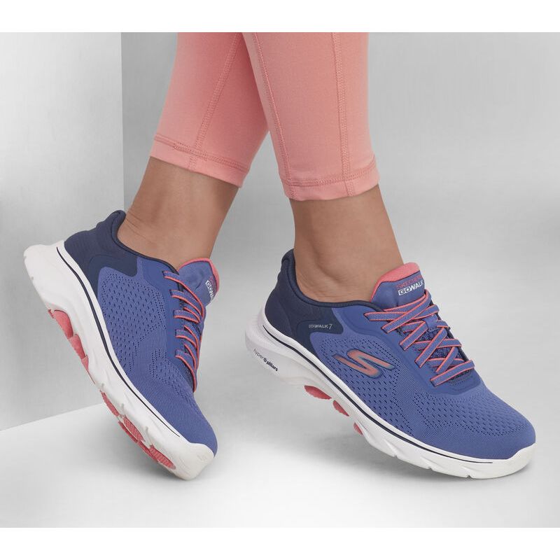 Skechers Trainer 125215 NVCL BLUE GO WALK 7 Cosmic Waves A.G. Meek