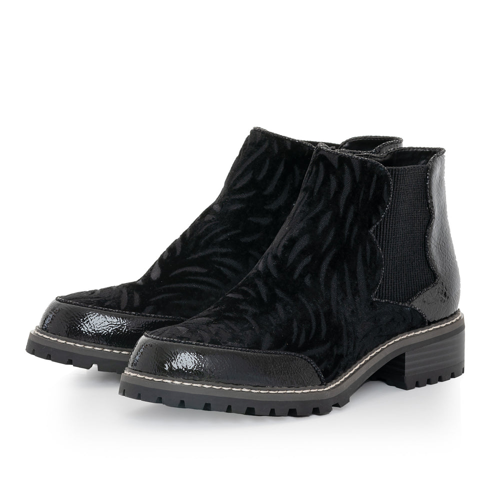 Ruby Shoo Boot Ronni BLACK JET – A.G. Meek